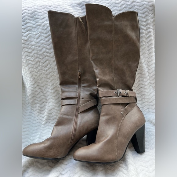 Rampage | Shoes | Rampage Brown Heeled Boots | Poshmark